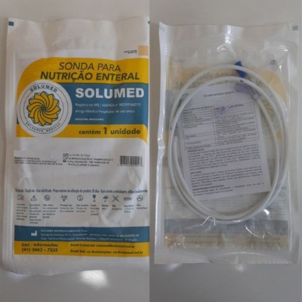 Sonda Alimentação Enteral 08 - SOLUMED | CIRURGICA LUCENA