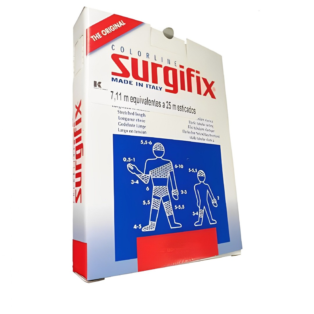 Malha Tubular Elástica 8 Cx C/25m - SURGIFIX | CIRURGICA LUCENA