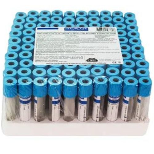 Tubo Coleta Sangue C/Reag Citrato Sódio Azul 13x75mm 4ml C/100 TV040SC ... Tubo Coleta Sangue C/Reag Citrato Sódio Azul 13x75mm 4ml C/100 TV040SC ...