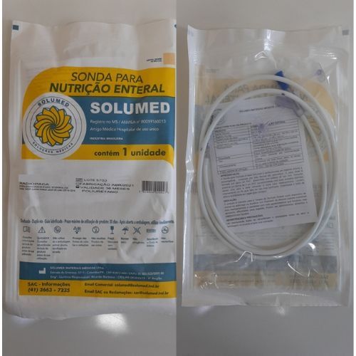 Sonda Alimentação Enteral 10 - SOLUMED | CIRURGICA LUCENA