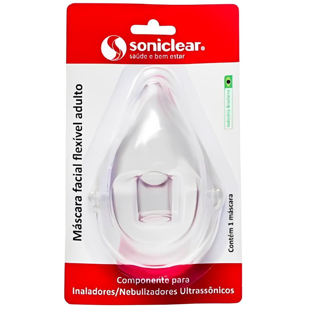 Máscara para Inalador Adulto - SONICLEAR | CIRURGICA LUCENA