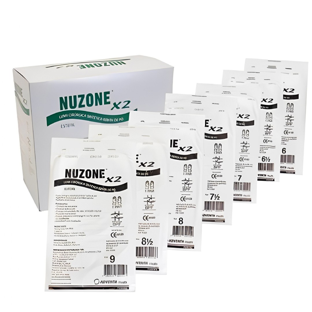 Luva Cirúrgica Estéril Látex Free S/Pó 8,5 - NUZONE | CIRURGICA LUCENA